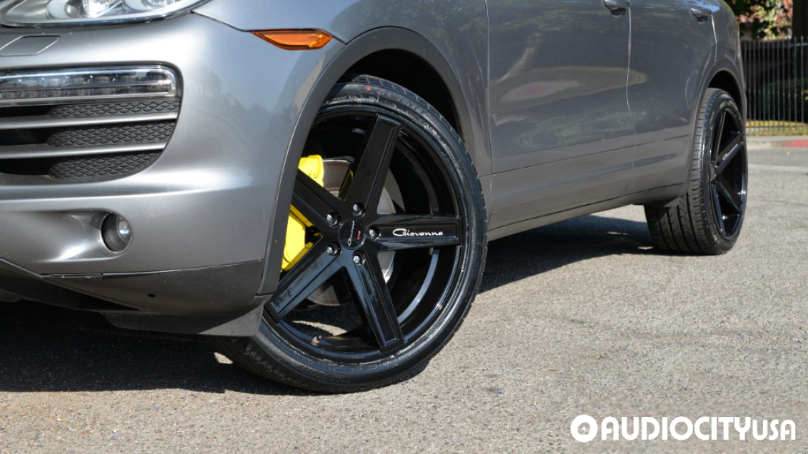 2011 Porsche Cayenne on 22" Giovanna Wheels Dramuno-5 Gloss Black ...