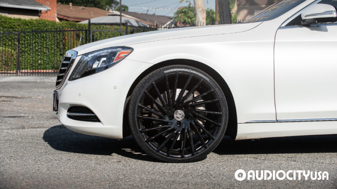 2015 Mercedes-Benz S-Class on 22" Lexani Wheels Wraith Gloss Black ...