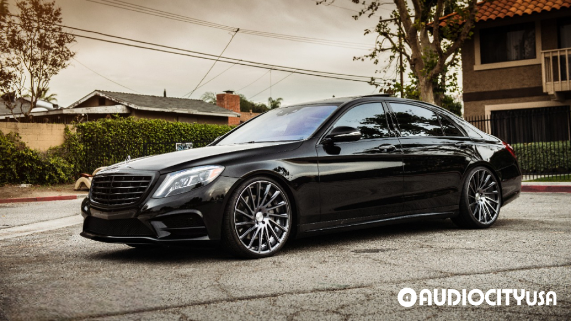 2015 Mercedes-Benz S-Class on 22" Road Force Wheels RF16 Gunmetal ...