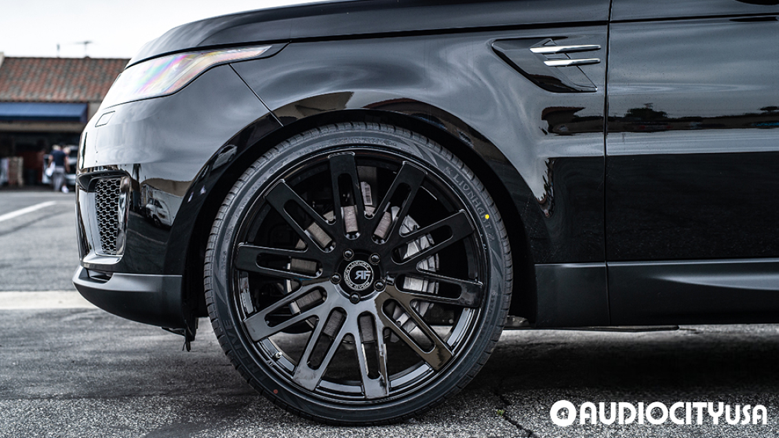 2019 Land Rover Range Rover Sport on 24" Road Force Wheels RF24 Gloss ...