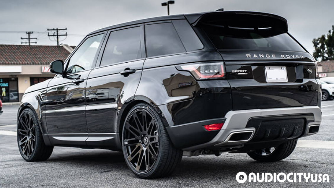2019 Land Rover Range Rover Sport on 24" Road Force Wheels RF24 Gloss ...