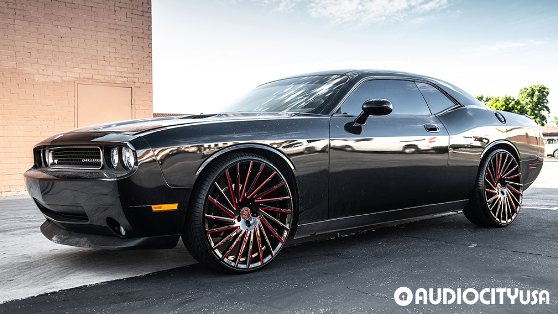 2010 Dodge Challenger SRT on 24" Lexani Wheels Wraith Custom Finish ...