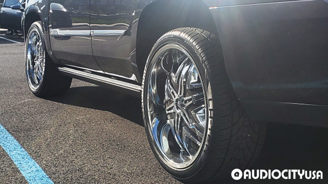 2016 Cadillac Escalade on 24" Diablo Wheels Elite Chrome with Custom ...