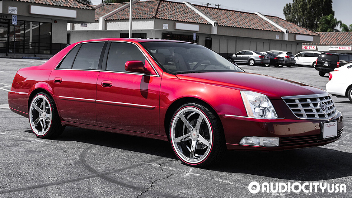 2011 Cadillac DTS on 20" Strada Wheels Perfetto Chrome | Gallery ...