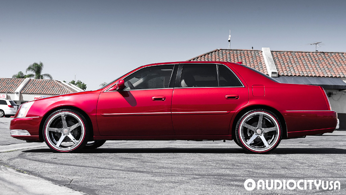2011 Cadillac DTS on 20" Strada Wheels Perfetto Chrome | Gallery ...