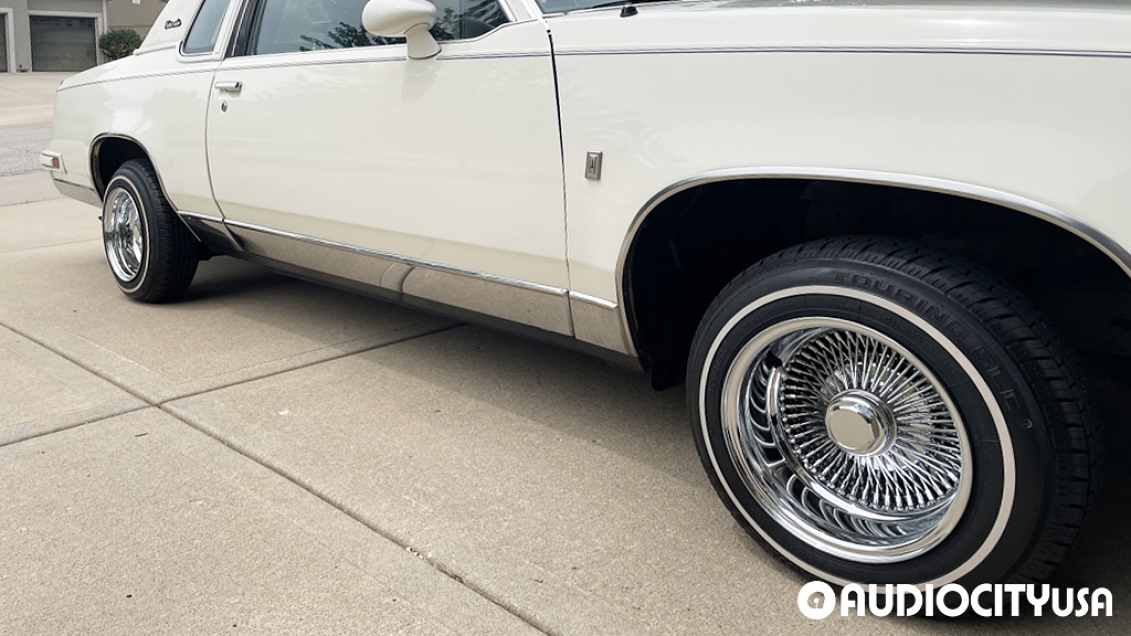 1988 Oldsmobile Cutlass Supreme on 13" LA Wire Wheels Reverse 100-Spoke ...