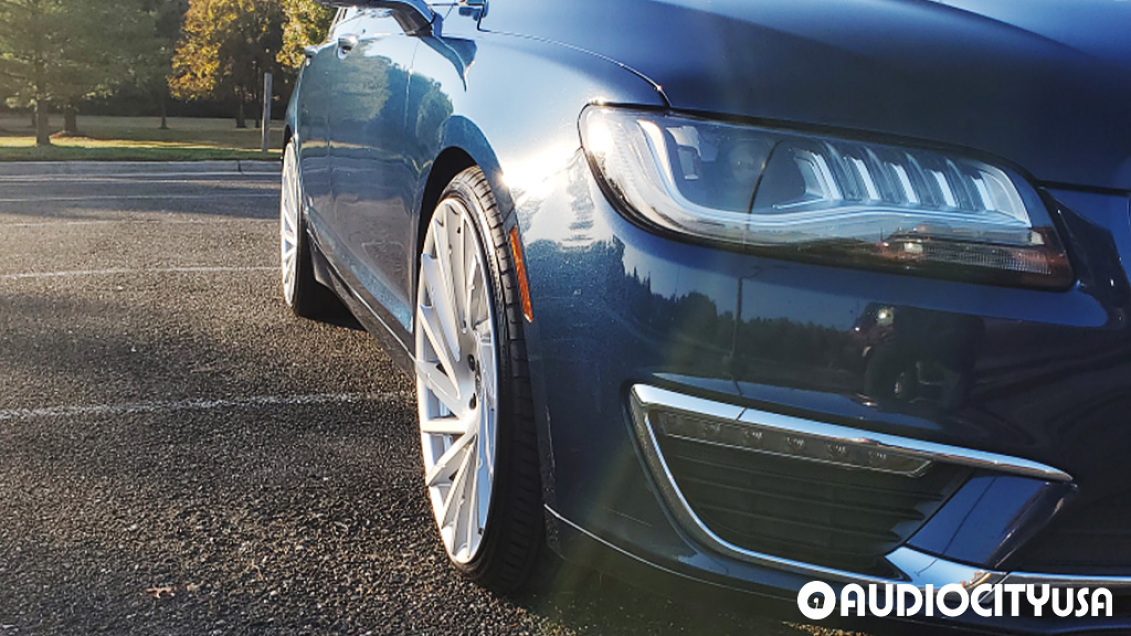 2017 Lincoln MKZ on 22" Xcess Wheels X02 Brushed Silver | Gallery ...