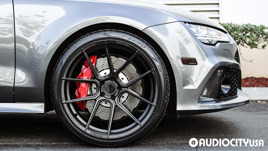 2016 Audi RS7 on 21" Ferrada Wheels F8-FR8 Matte Black | Gallery ...