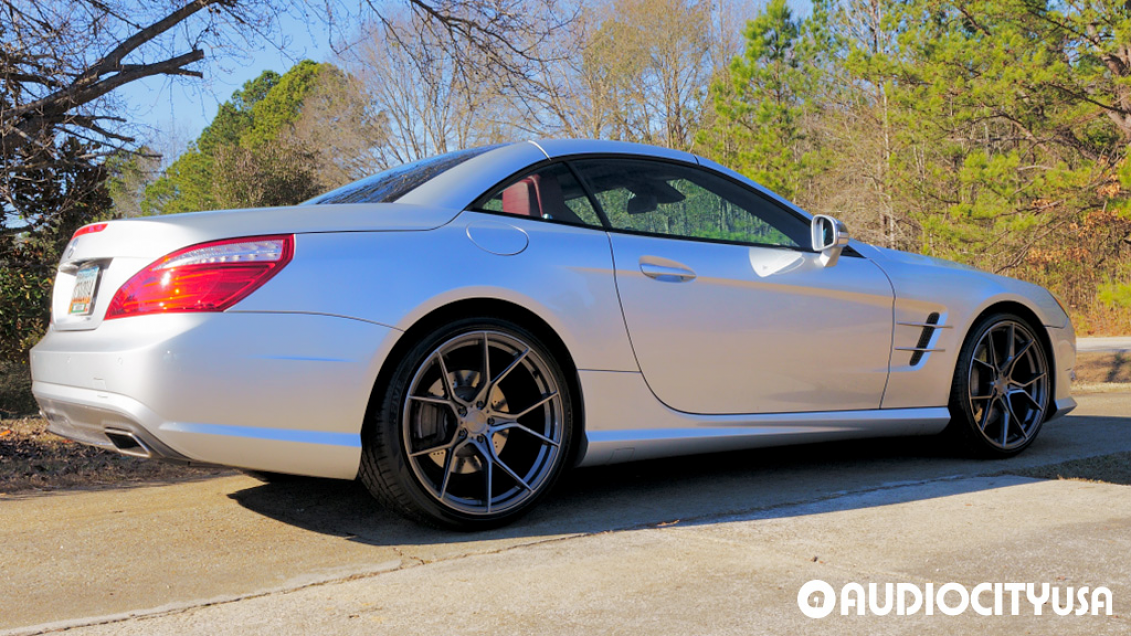 2013 Mercedes Benz Sl Class On 20 Stance Wheels Sf07 Brushed Dual