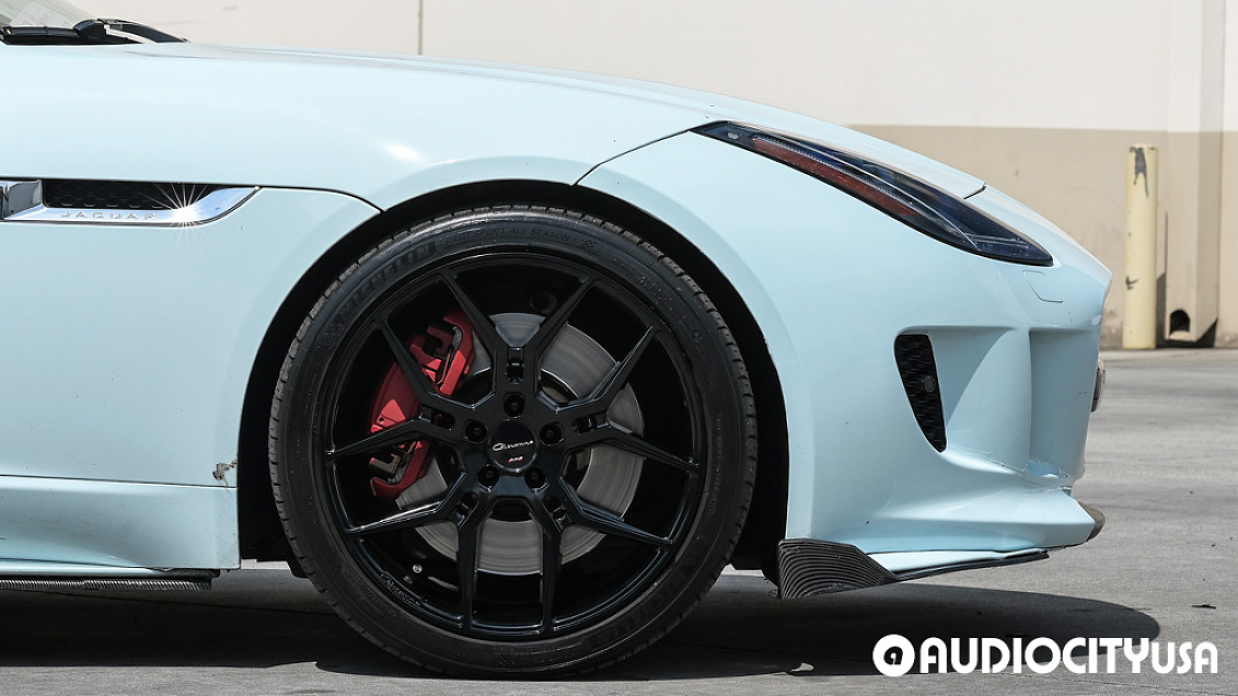 2016 Jaguar F-Type on 20" Giovanna Wheels Haleb Gloss Black | Gallery ...