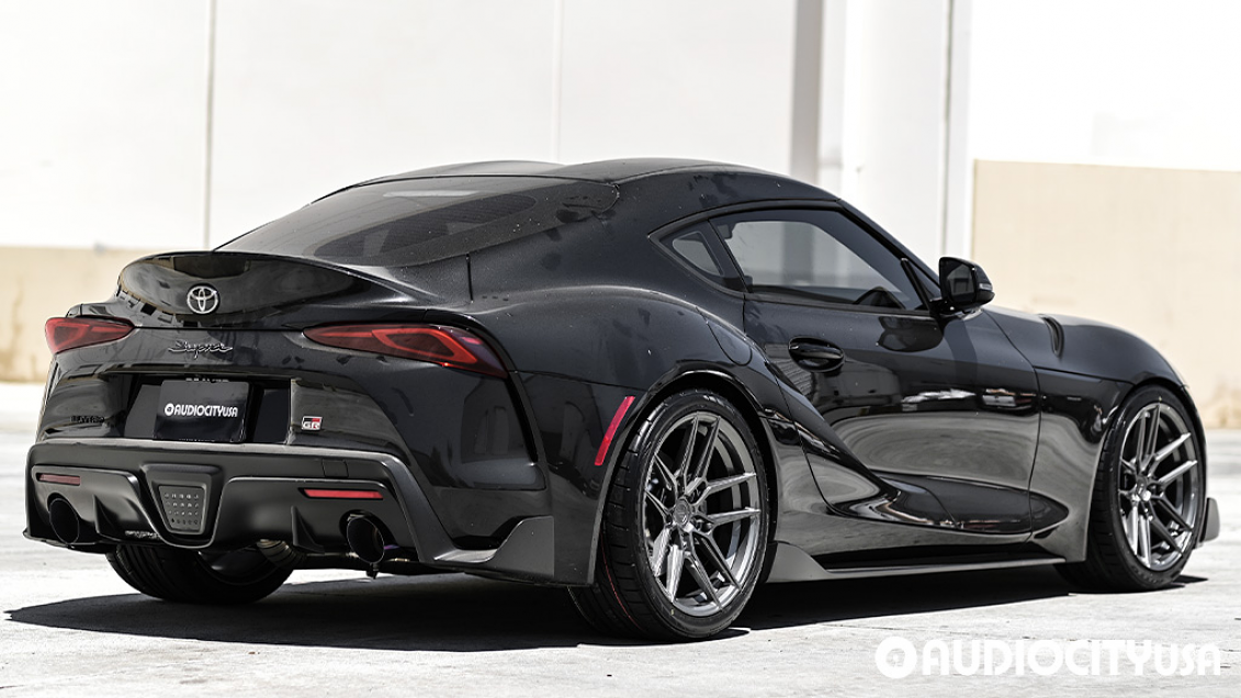 2023 Toyota Supra on 19" Variant Wheels Helium Gloss Gunmetal | Gallery ...