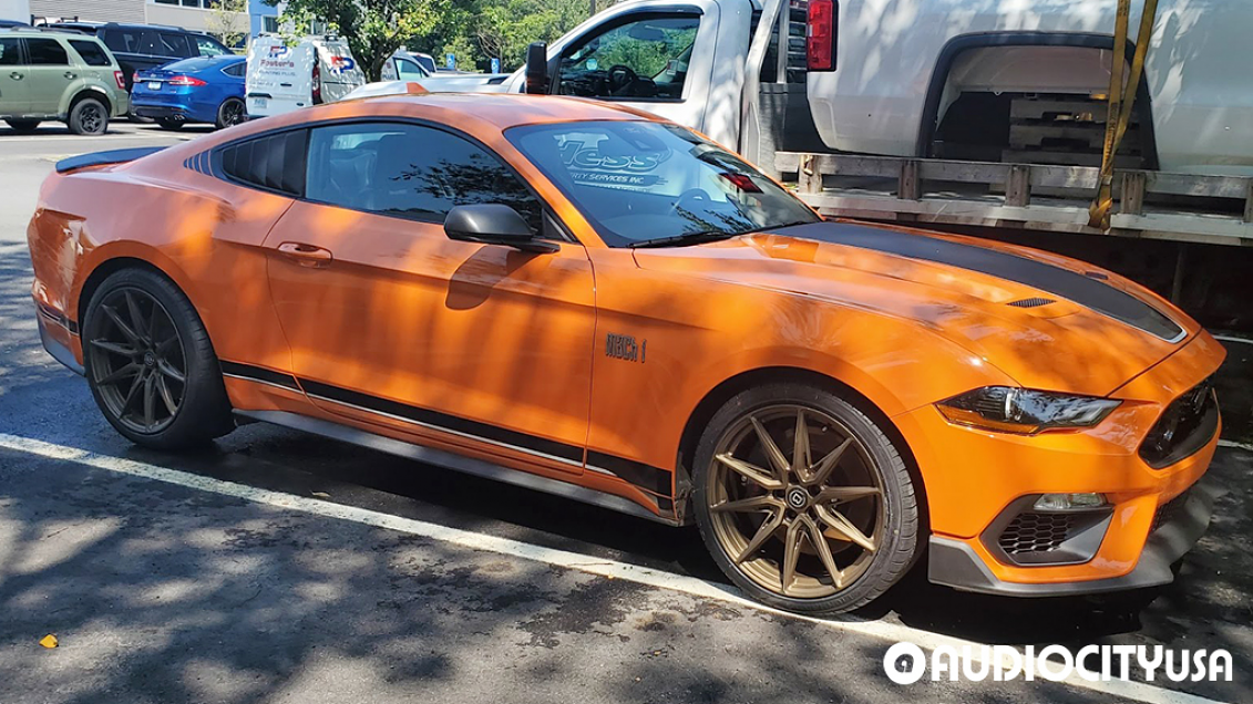 2021 Ford Mustang Mach 1 on 20" Brada Wheels CX2 Satin Bronze | Gallery ...