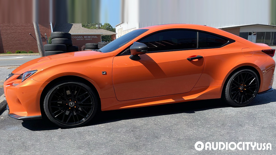 2015 Lexus RC Series on 20" Road Force Wheels RF13 Gloss Black ...