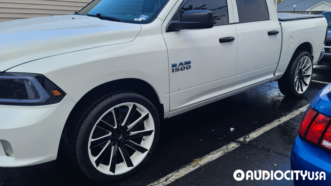 2014 RAM 1500 on 24" Koko Kuture Wheels Kapan Gloss Black with Custom ...