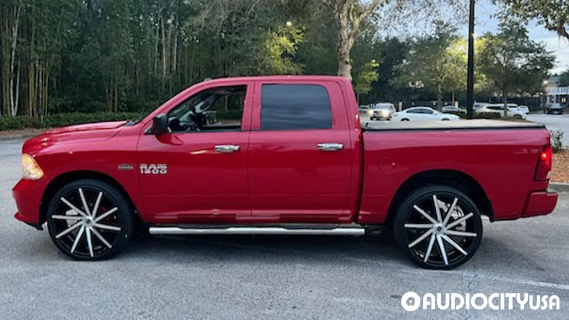 2017 RAM 1500 on 26" Strada Wheels Sega Gloss Black Machined | Gallery ...