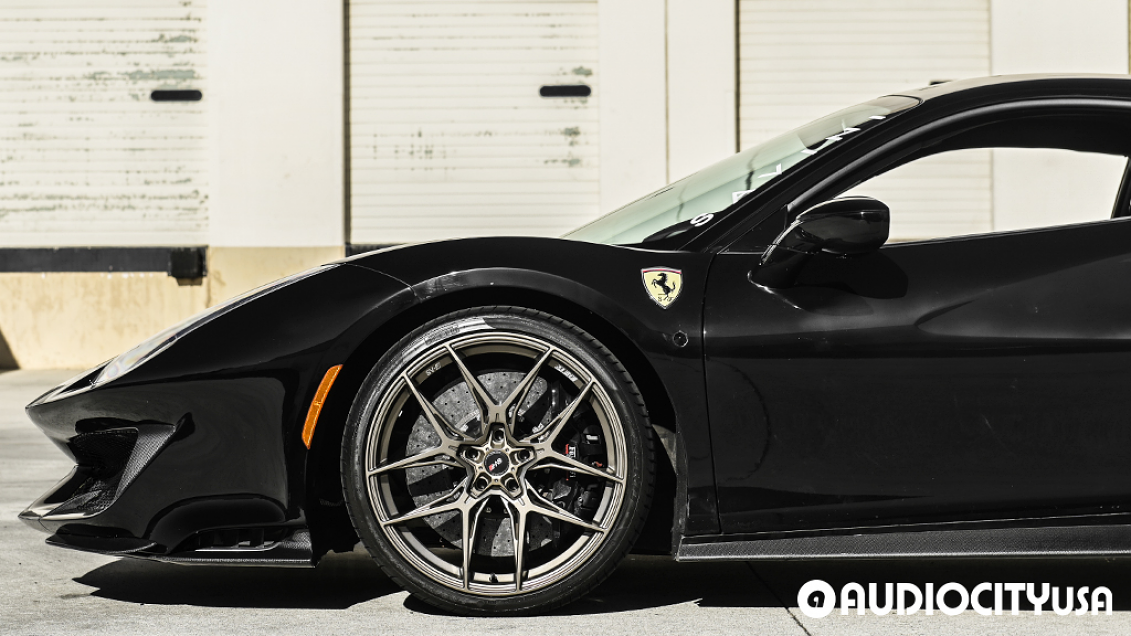 2020 Ferrari 488 on 20" Savini Wheels SV-F5 Matte Bronze | Gallery ...