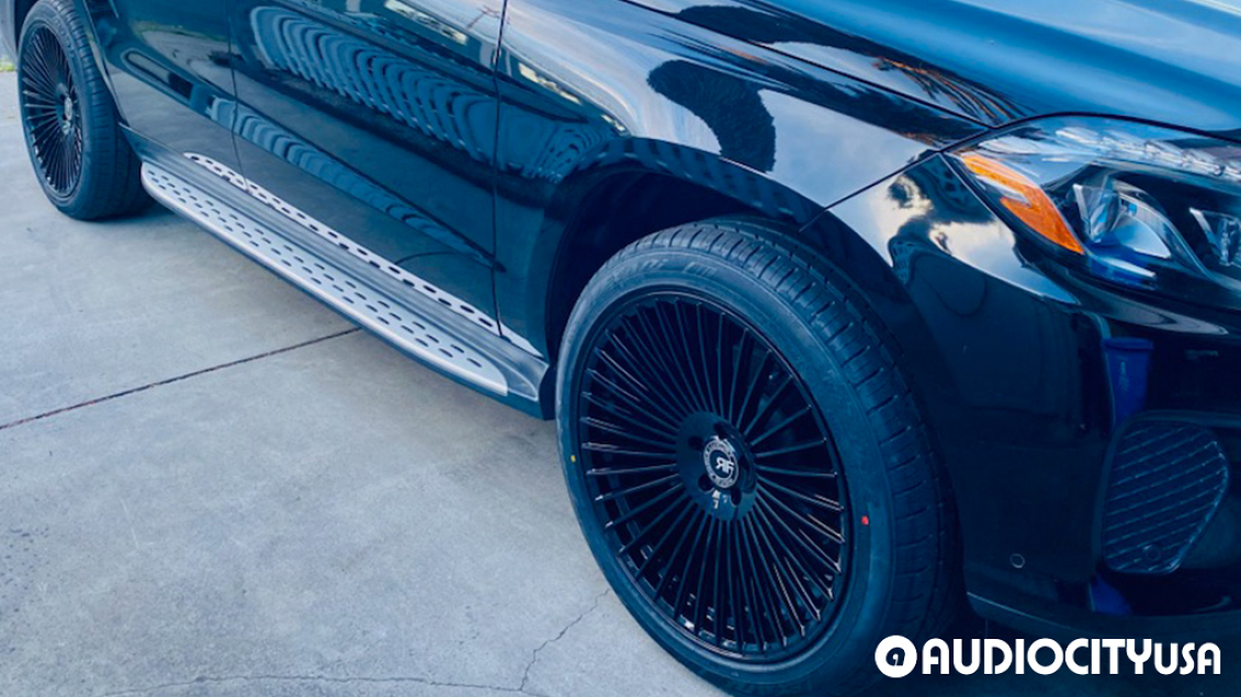 2018 Mercedes-Benz GLS-Class on 22" Road Force Wheels RF35 Gloss Black ...