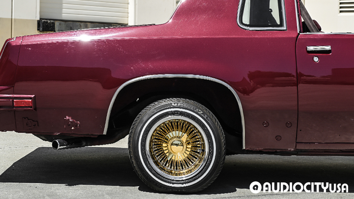 1984 Oldsmobile Cutlass on 13" LA Wire Wheels Reverse 100-Spoke ...