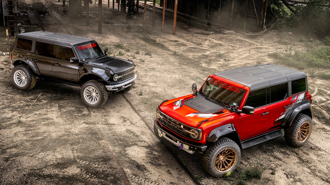 2023 Ford Bronco on 22" Ferrada Wheels FTR9 Machined Silver | Gallery ...