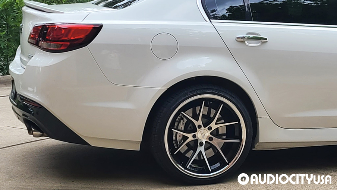 2015 Chevrolet SS on 20" Ferrada Wheels FR2 Black Machined with Chrome ...