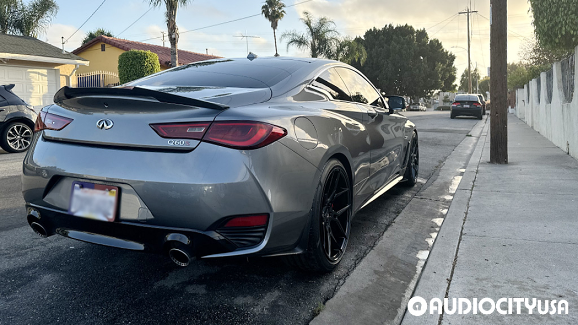 2017 Infiniti Q60 on 20" Giovanna Wheels Haleb Gloss Black | Gallery ...