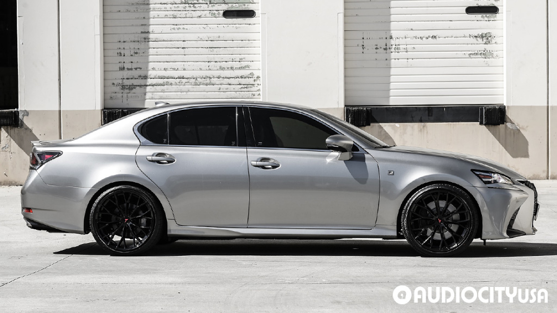 2019 Lexus GS Series on 20" Ferrada Wheels F8-FR9 Obsidian Black | Gallery | AudioCityUSA