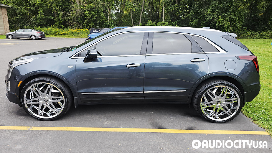 2020 Cadillac XT5 on 24" Diablo Wheels Turbine Chrome | Gallery ...
