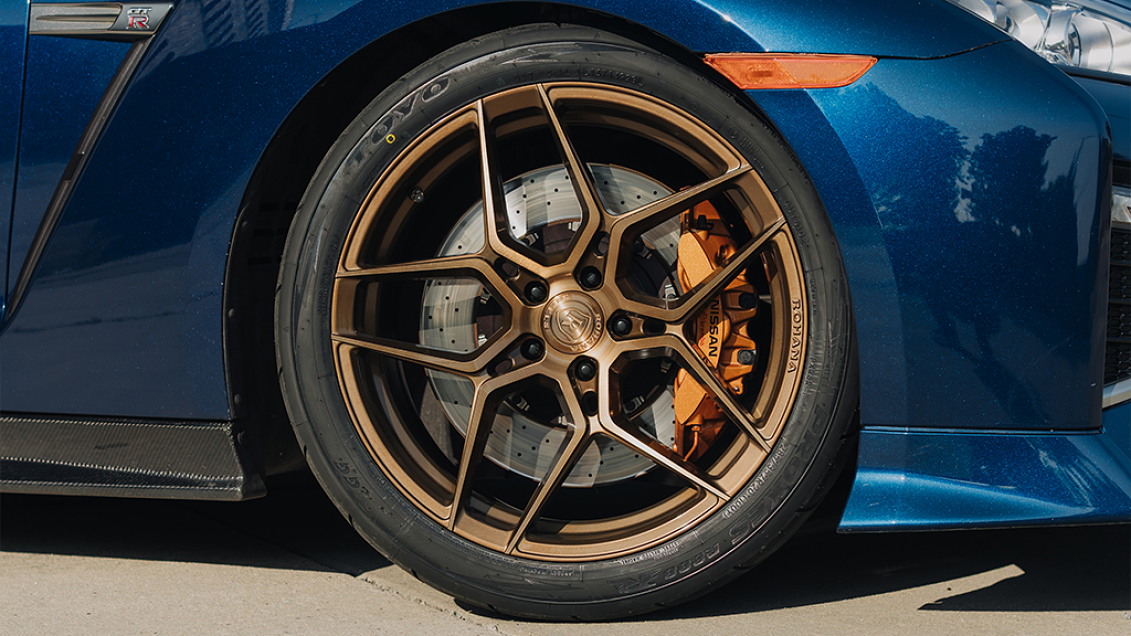 2022 Nissan GT-R on 20" Rohana Wheels RFX11 Brushed Bronze | Gallery ...