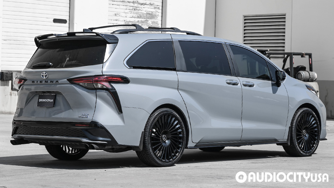 2024 Toyota Sienna on 22" Road Force Wheels RF23 Gloss Black | Gallery ...