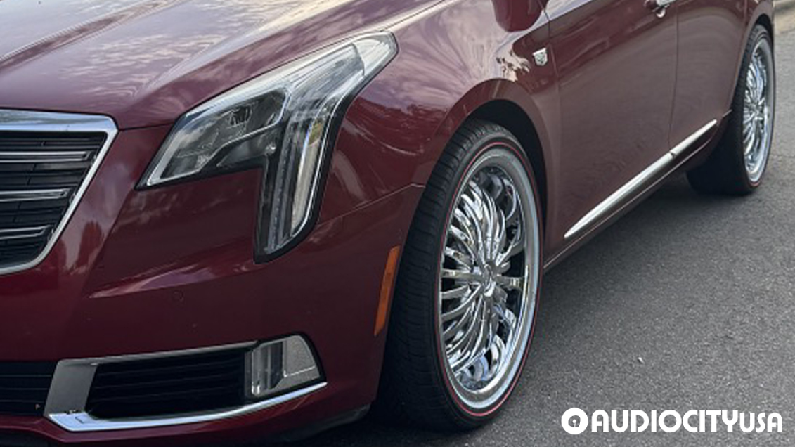 2018 Cadillac XTS on 20" Strada Wheels Spina Chrome | Gallery ...