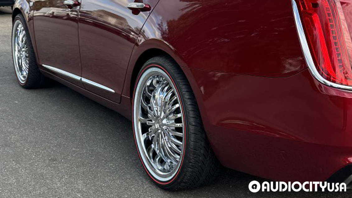 2018 Cadillac XTS on 20" Strada Wheels Spina Chrome | Gallery ...