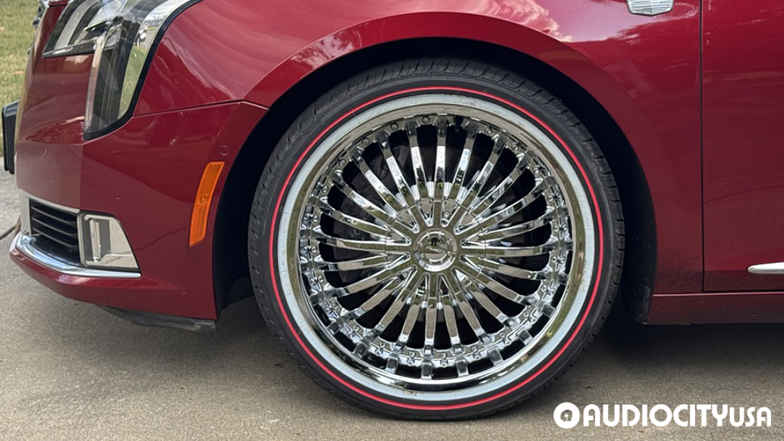 2018 Cadillac XTS on 20" Strada Wheels Spina Chrome | Gallery ...