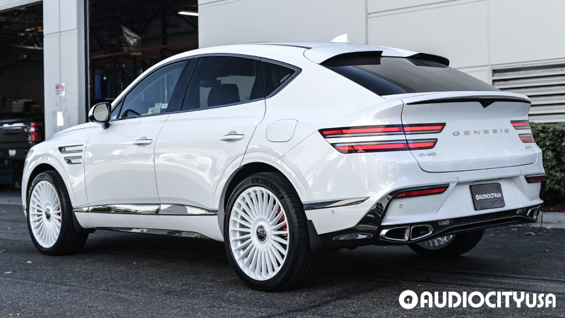 2025 Genesis GV80 on 22" Strada Wheels Martello - Floating Cap Gloss ...