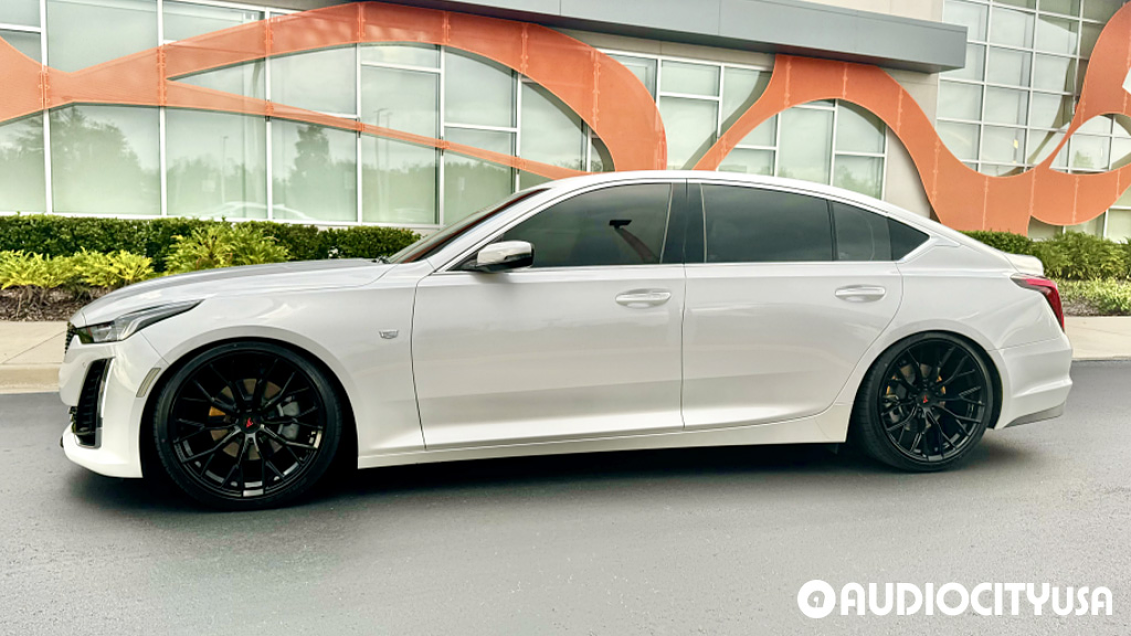 2023 Cadillac CT5 on 20" Ferrada Wheels F8-FR9 Obsidian Black | Gallery | AudioCityUSA