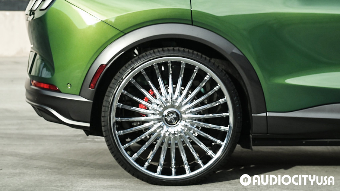 2024 Ford Mustang Mach-E on 24" Dub Wheels Suave S140 Chrome | Gallery ...