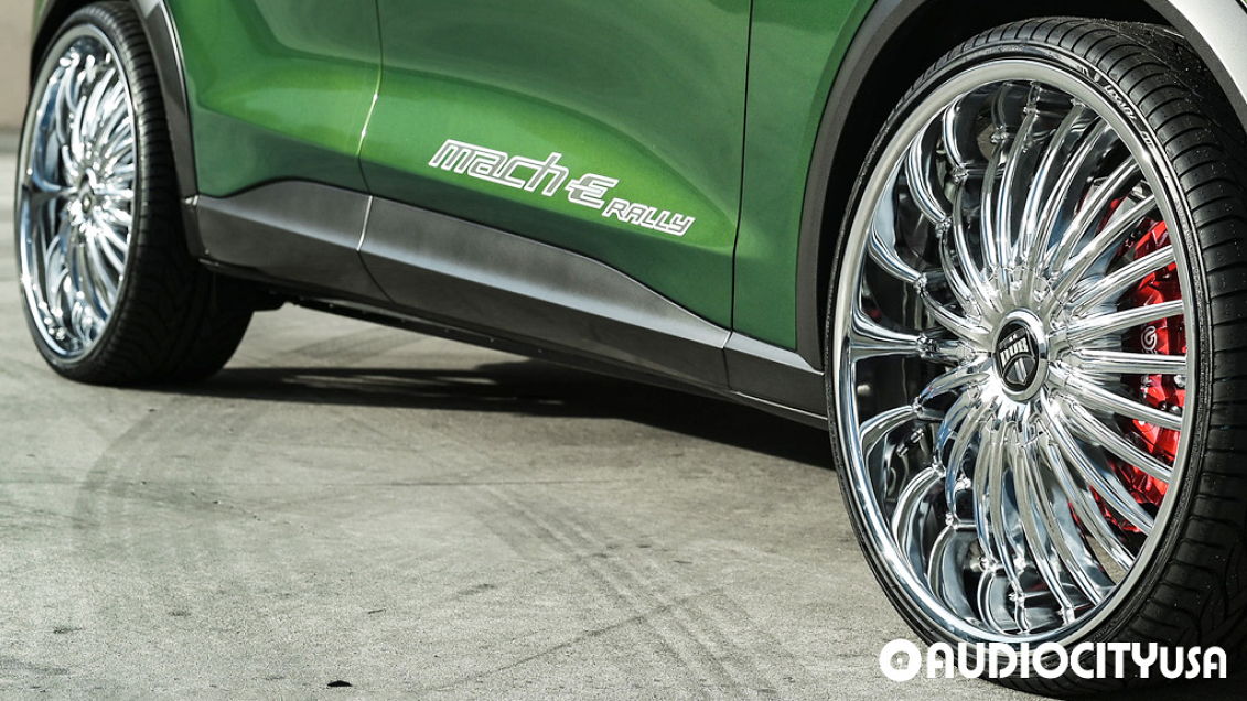 2024 Ford Mustang Mach-E on 24" Dub Wheels Suave S140 Chrome | Gallery ...