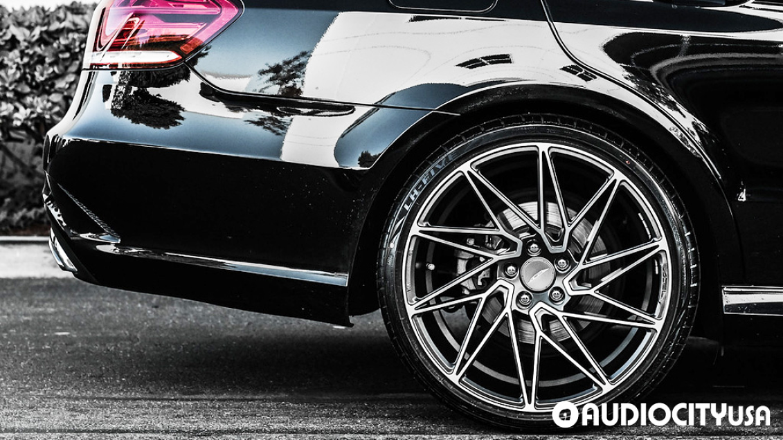 2014 Mercedes-Benz E-Class on 20" ACE Alloy Wheels D716 Driven Matte ...