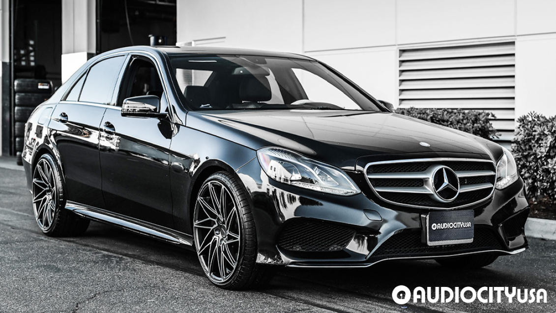 2014 Mercedes-Benz E-Class on 20" ACE Alloy Wheels D716 Driven Matte ...