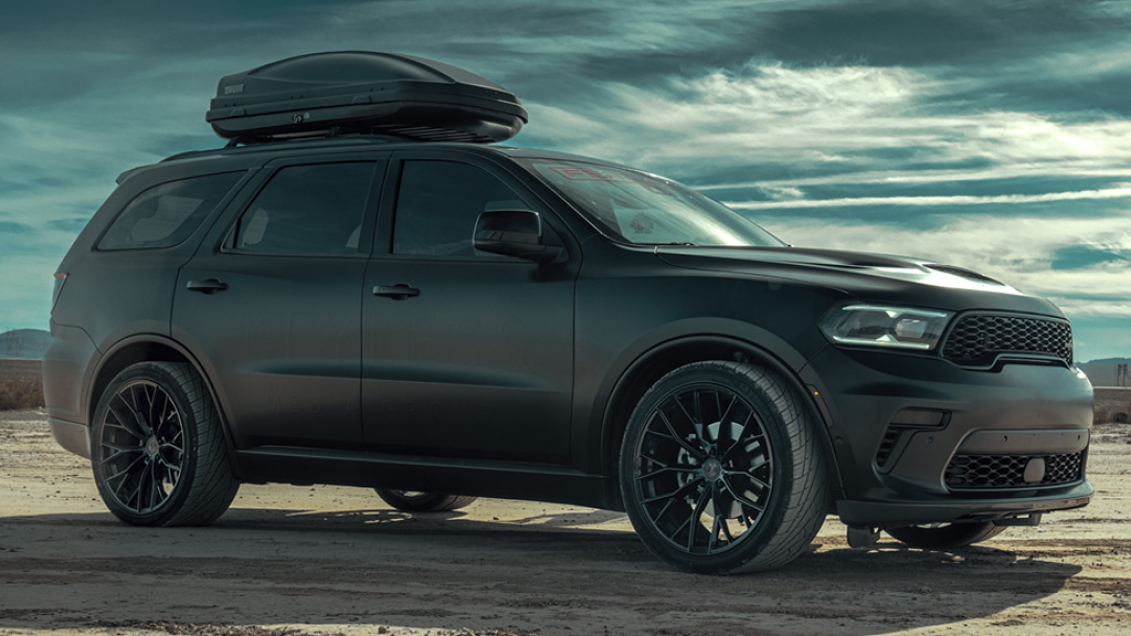 2021 Dodge Durango on 22" Ferrada Wheels F8-FR9 Obsidian Black ...