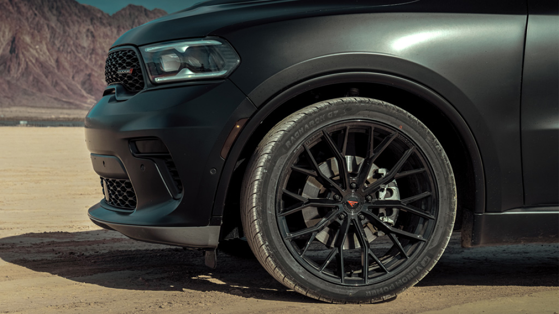 2021 Dodge Durango on 22" Ferrada Wheels F8-FR9 Obsidian Black ...