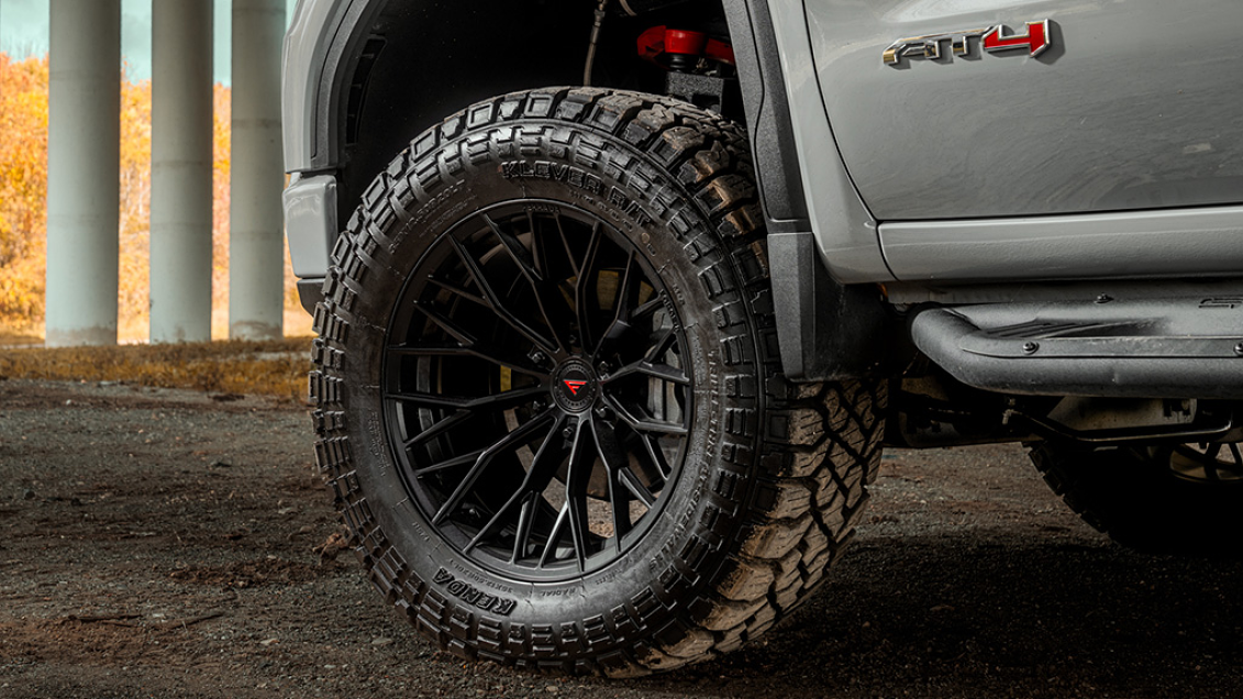 2025 GMC Sierra 1500 on 20" Ferrada Wheels FTR9 Noir Black | Gallery ...