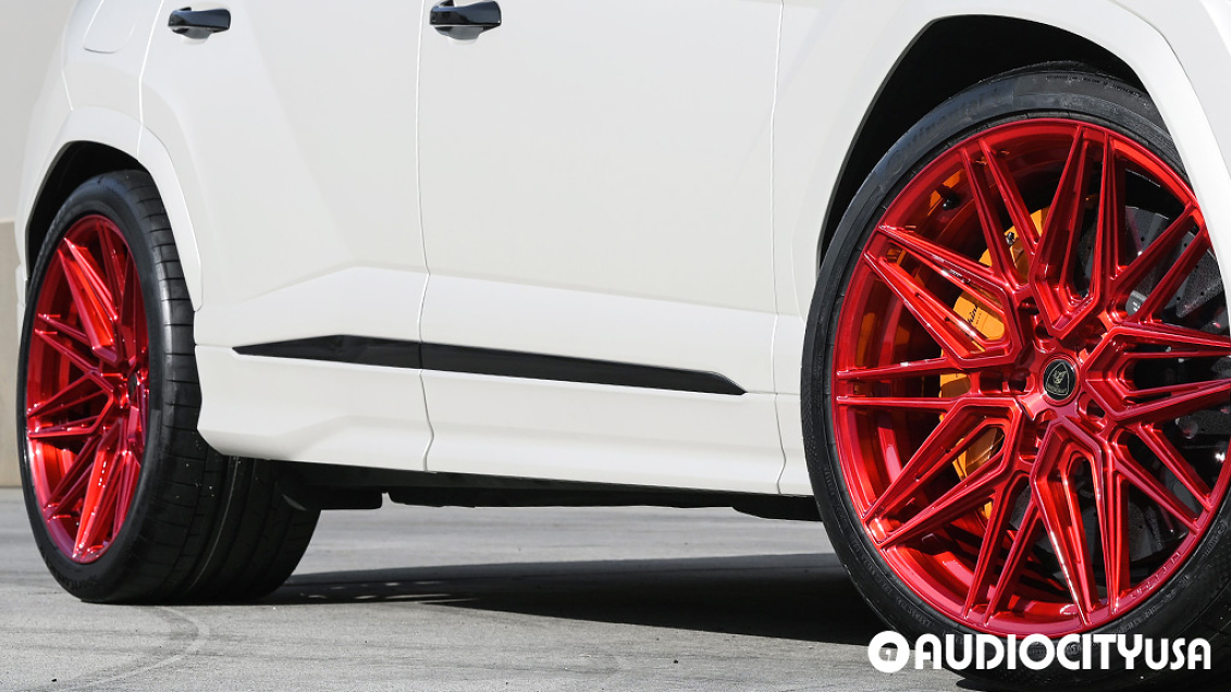 2022 Lamborghini Urus on 22" Vossen Wheels HF-7 Custom Brushed Candy ...