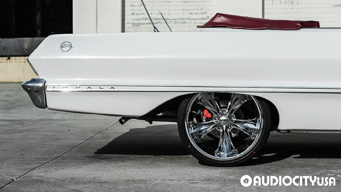 1963 Chevrolet Impala on 20" Foose Wheels F105 Legend Chrome | Gallery ...