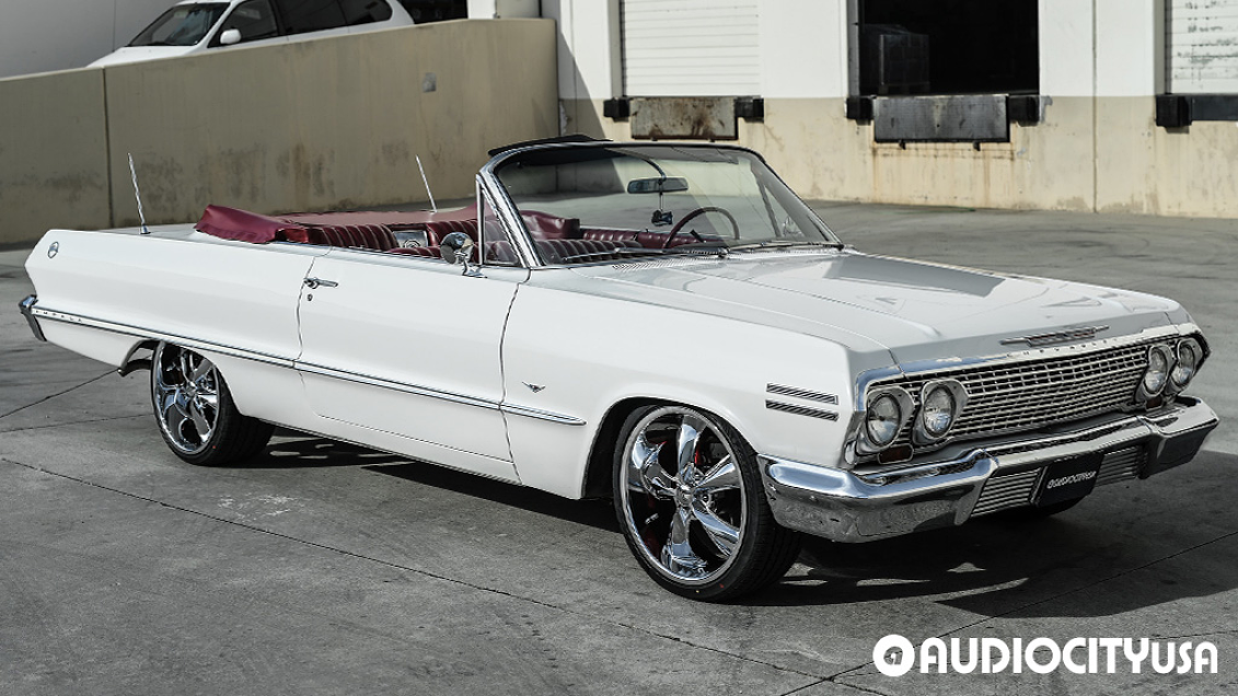 1963 Chevrolet Impala on 20" Foose Wheels F105 Legend Chrome | Gallery ...