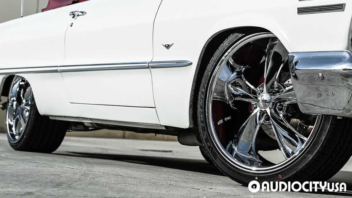 1963 Chevrolet Impala on 20" Foose Wheels F105 Legend Chrome | Gallery ...