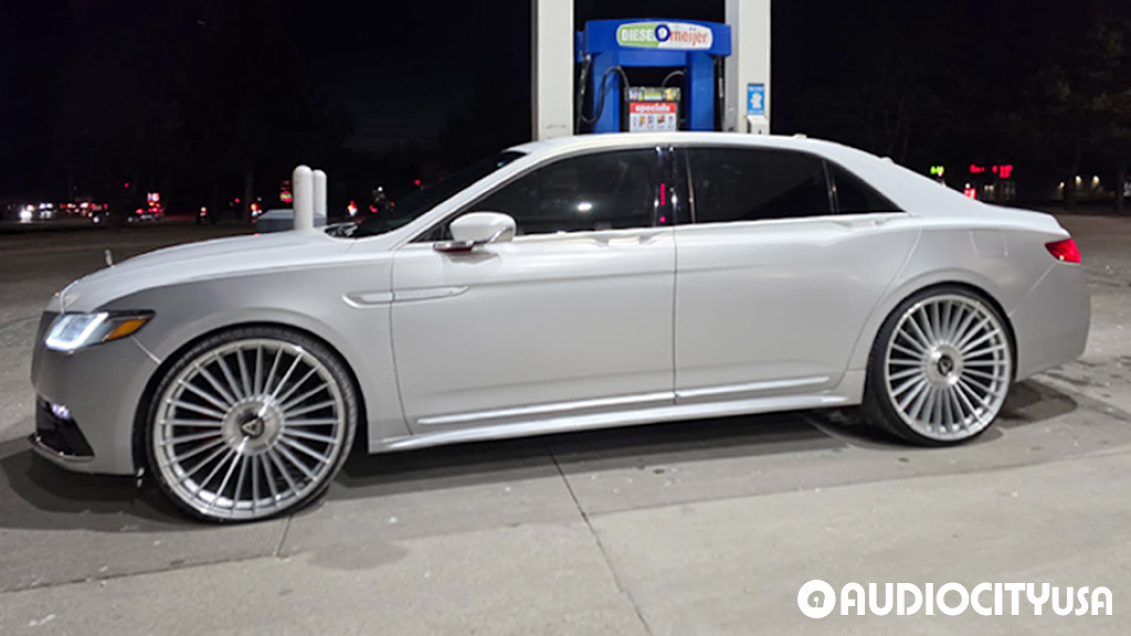2020 Lincoln Continental on 24" Azad Wheels AZ25 Chrome | Gallery ...