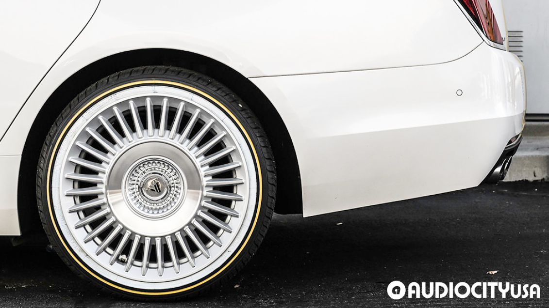 2018 Cadillac CT6 on 20" Asanti Wheels ABL-40 Tiara Gloss Silver with ...