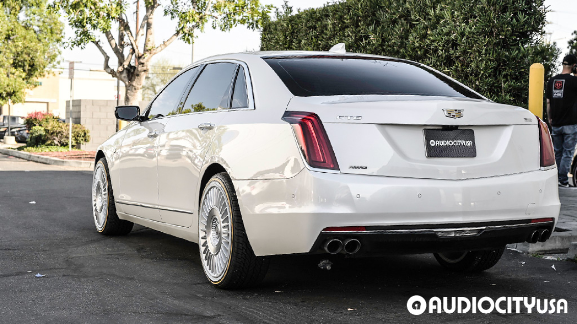 2018 Cadillac CT6 on 20" Asanti Wheels ABL-40 Tiara Gloss Silver with ...