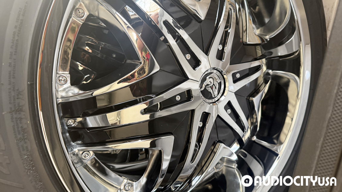 2021 Ford F-150 on 22" Diablo Wheels Elite Chrome with Black Inserts ...