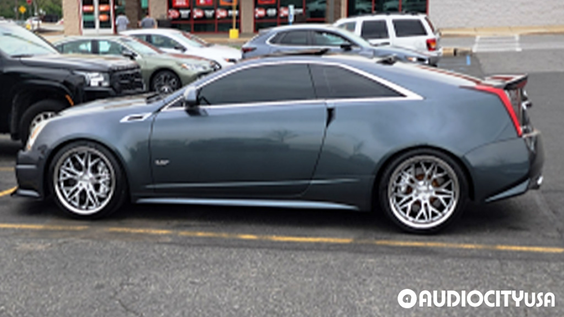 2011 Cadillac CTS-V on 20" Rohana Wheels RFC3 Machined Silver with ...